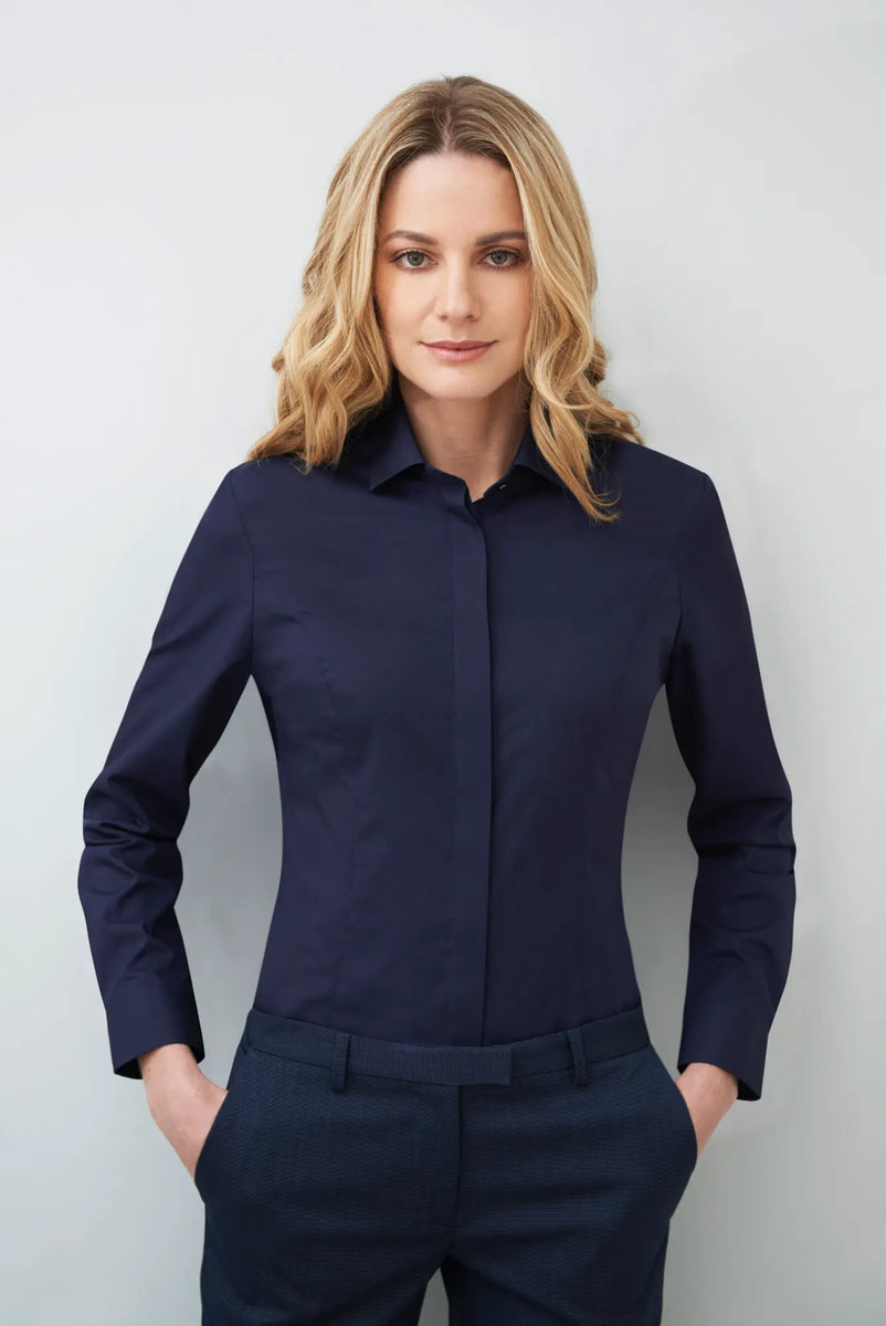 Parma Long Sleeve Slim Blouse – First Corporate Clothing